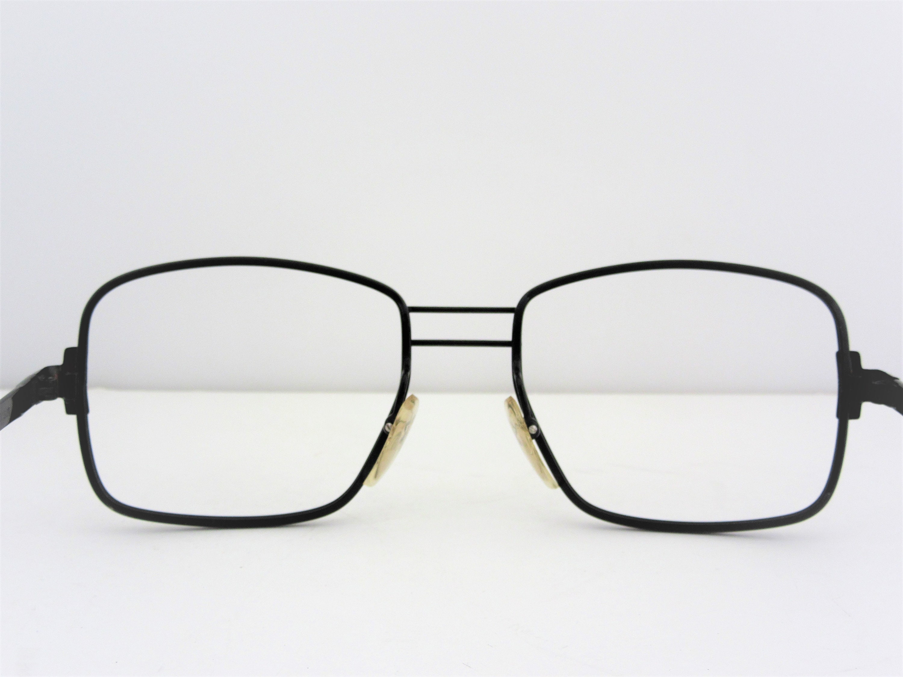 MENRAD Mod. 301 Men's Black Metal Eyeglass Frames Made in Germany 1970s ...