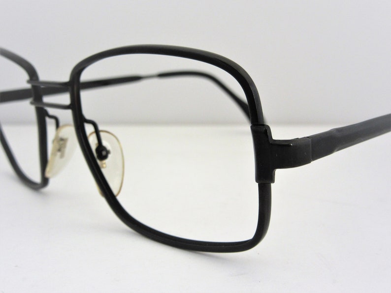 Vintage Menrad 301 Eyeglass Frames, Black Metal, 1970s German Made - Etsy