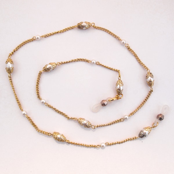Gold Eyeglass Chain - Etsy
