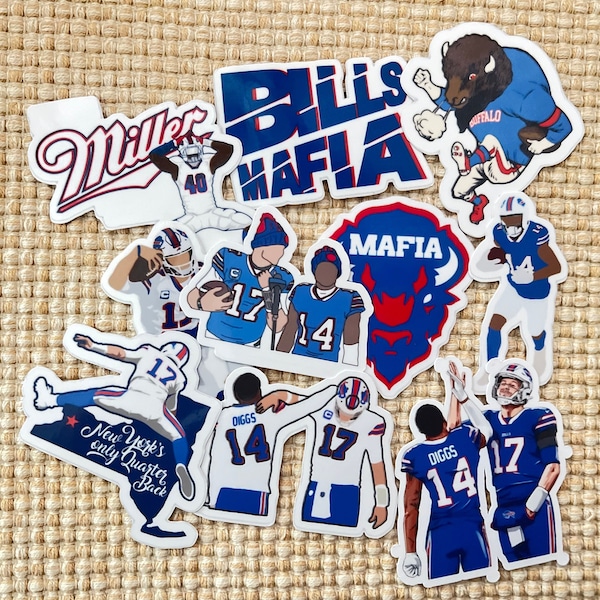 Buffalo Bills Stickers - Etsy