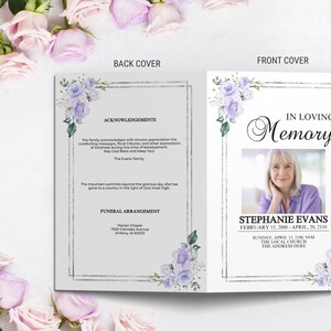 Funeral Program,funeral Obituary Template,funeral Memorial,funeral ...