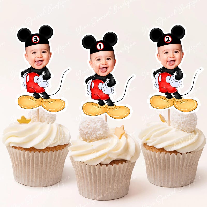 Custom Face Mickey Mouse - Etsy