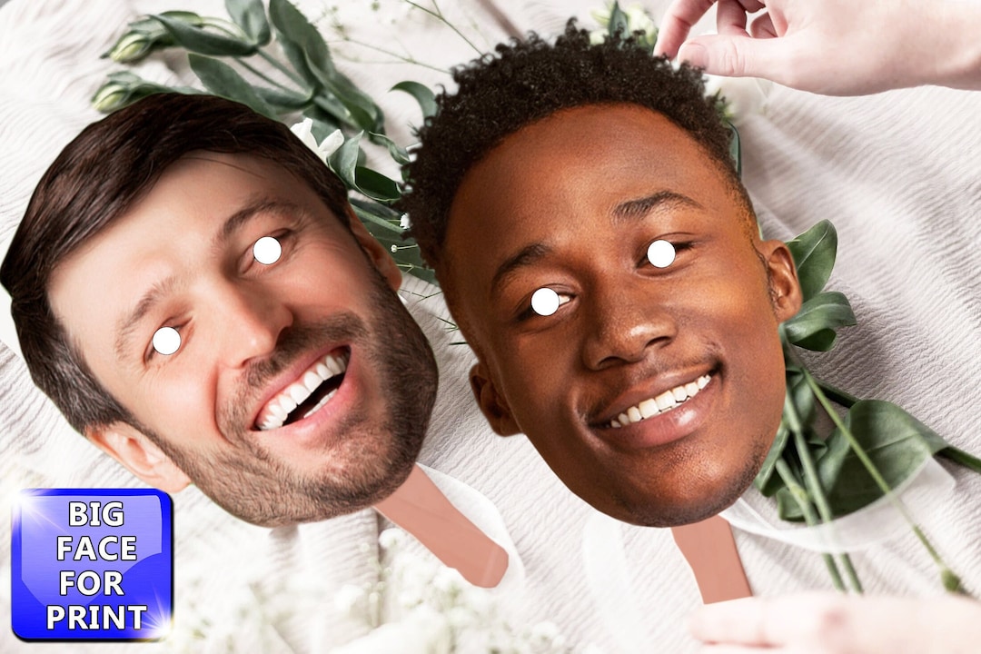 Face Cut Outs Face Mask Picture Masks custom Made - Etsy