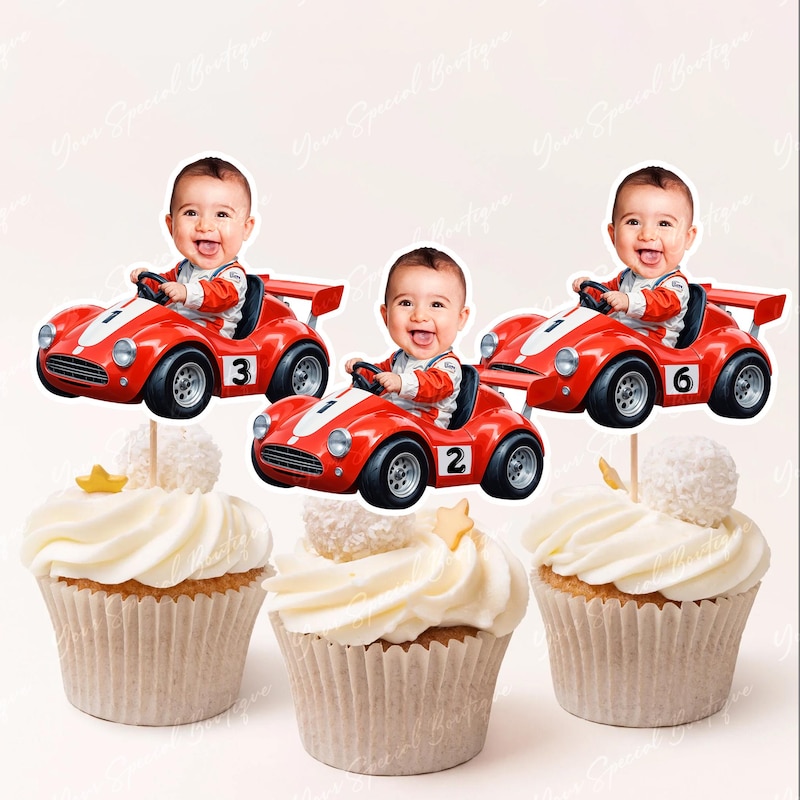 Personalized Cupcake Toppers Cars - Etsy