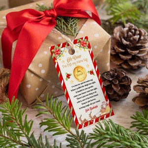 EDITABLE Rudolph's Lost Name Tags, Rudolph's Lot Name Tag Christmas ...