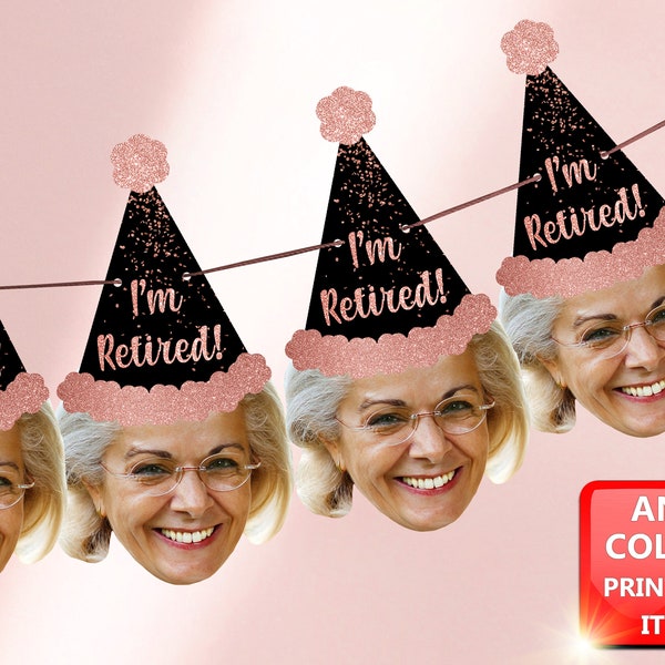 Retirement Banner - Etsy