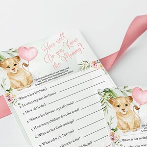 Baby Shower Game Do You Know Mommy, Baby Shower Games Printable, Baby ...