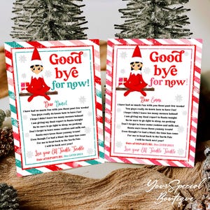 EDITABLE Elf First Arrival Letter Modern Elf Letter First Time Elf ...