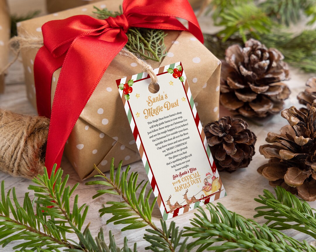 Elf Recovery Dust Tag Template Elf Recovery Dust Prescription Tag Elf ...