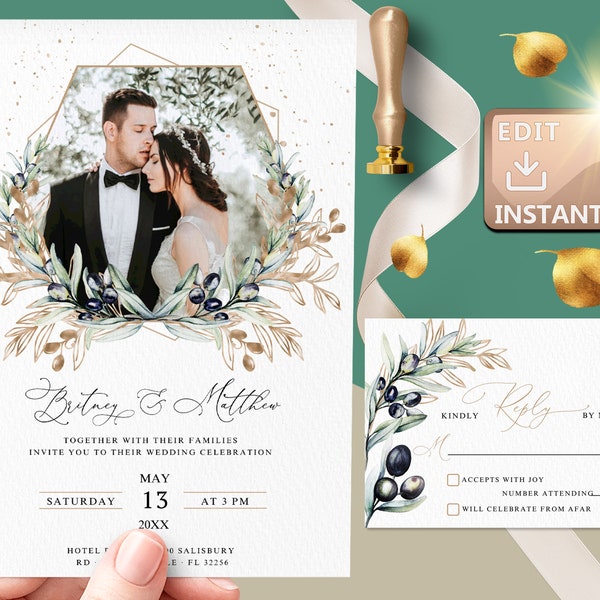 Wedding Invitations With Photo - Etsy