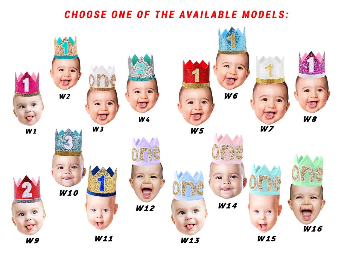 Cupcake Toppers Baby Face, Cupcake Photo ANY AGE, Birthday Decor ...