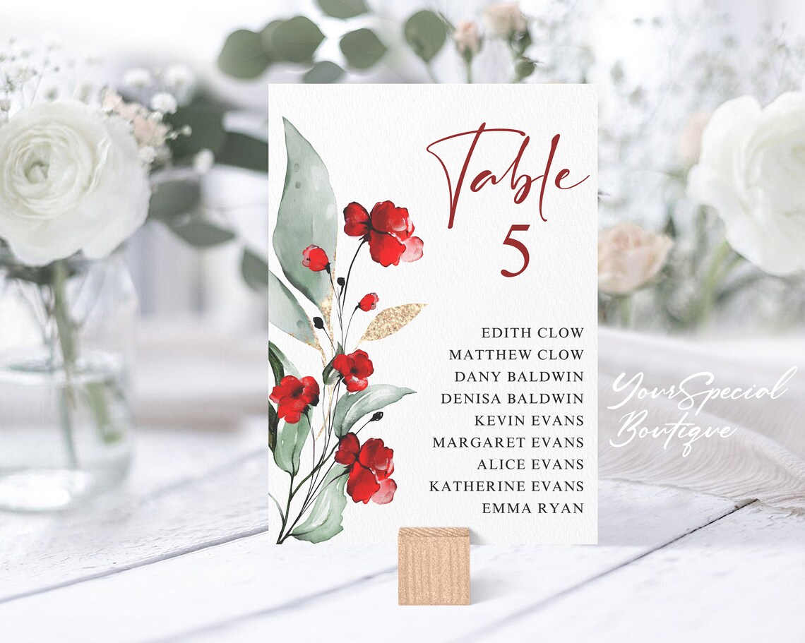 Luxury Seating Chart Cards Seating Chart Wedding Printable - Etsy