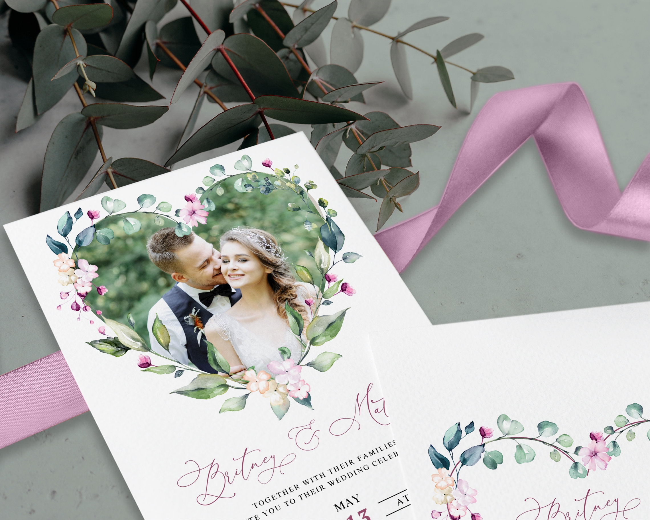 Picture Wedding Invitation Photo Wedding Invitation Template | Etsy
