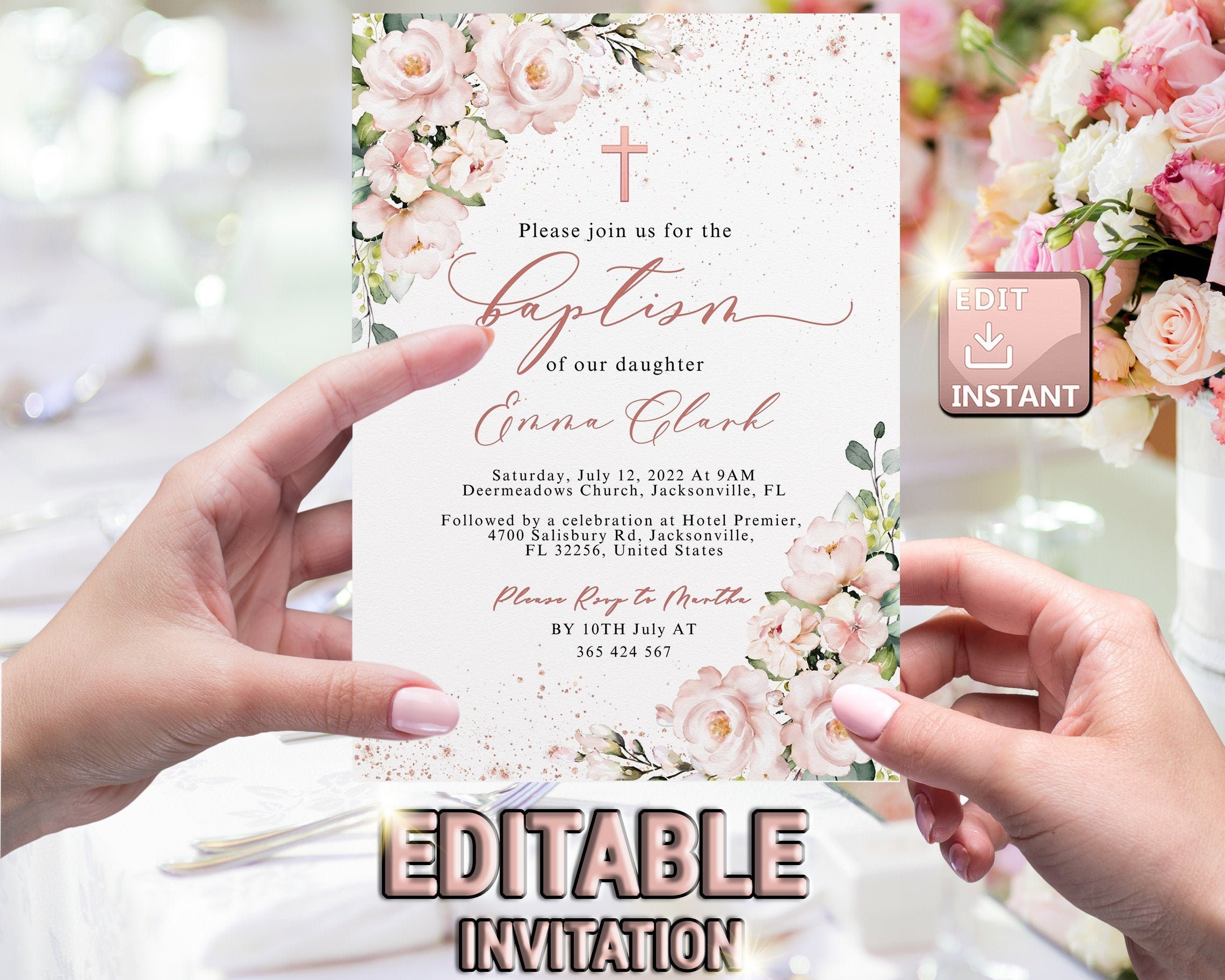 Baptism Communion Invitation Baptism Invitation Baptism - Etsy