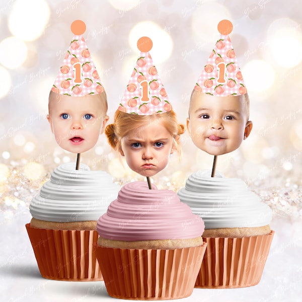 Face Cupcake Toppers - Etsy