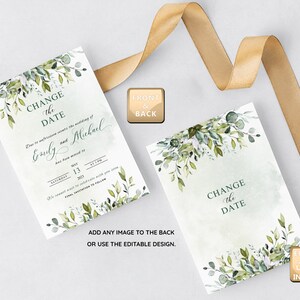 Change the Date Template, Change the Date Wedding Invitation, Change ...