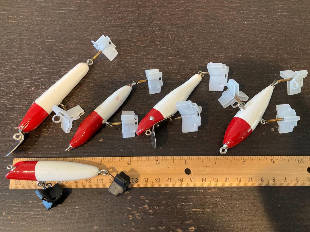 SV24.715 Refinished Flatfish Type Fishing Lures - Etsy