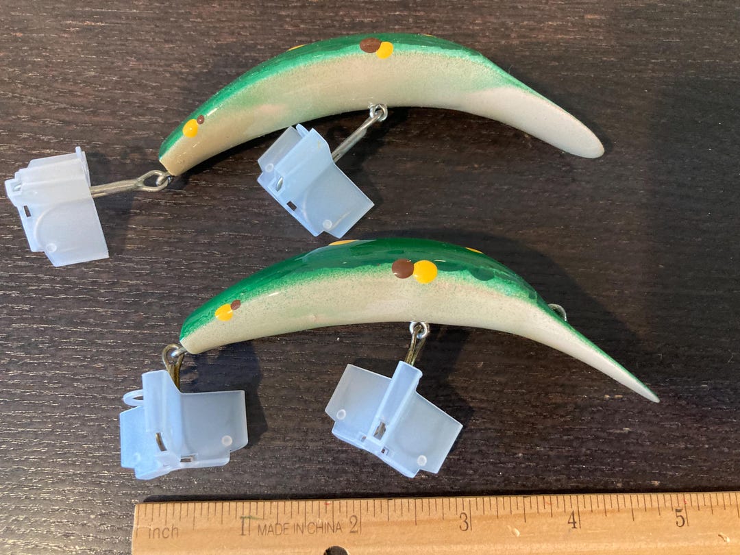 SV24.715 Refinished Flatfish Type Fishing Lures - Etsy