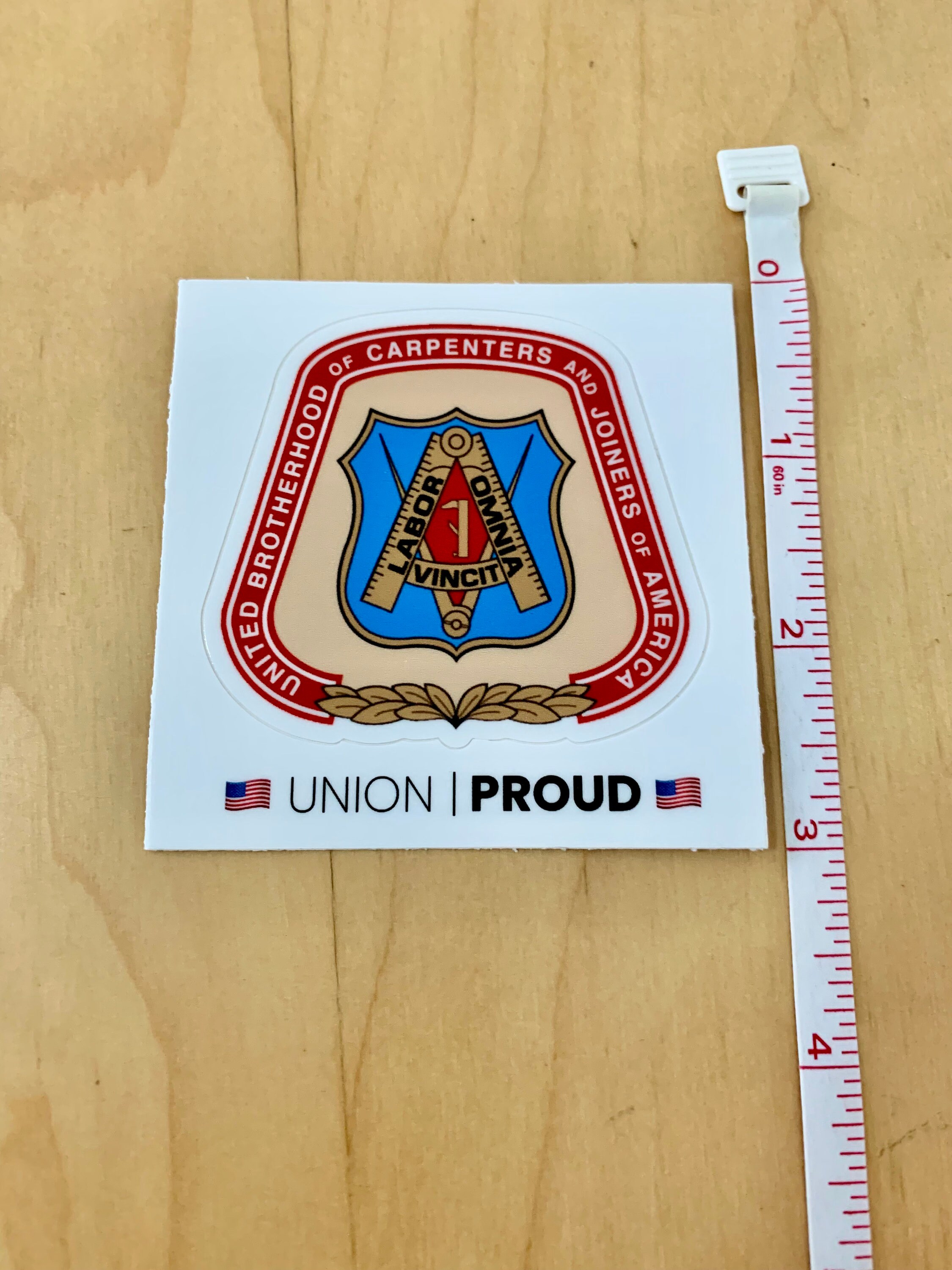 United Brotherhood Carpenters Sticker Holographic Vinyl Decal Labor ...