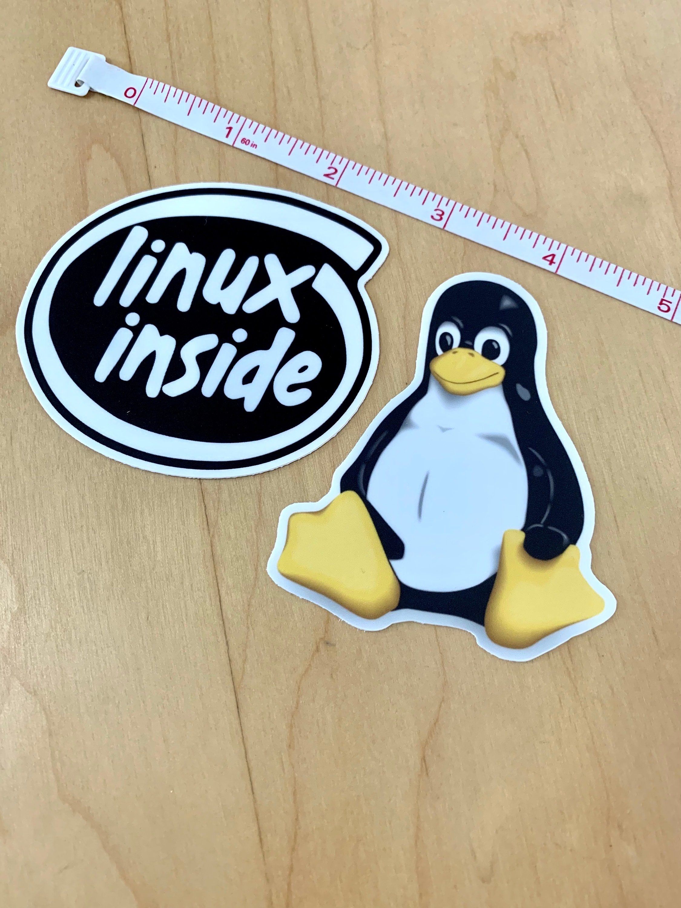 Linux Inside Tux Penguin Laptop Vinyl Open Source Sticker Decal - Etsy.de