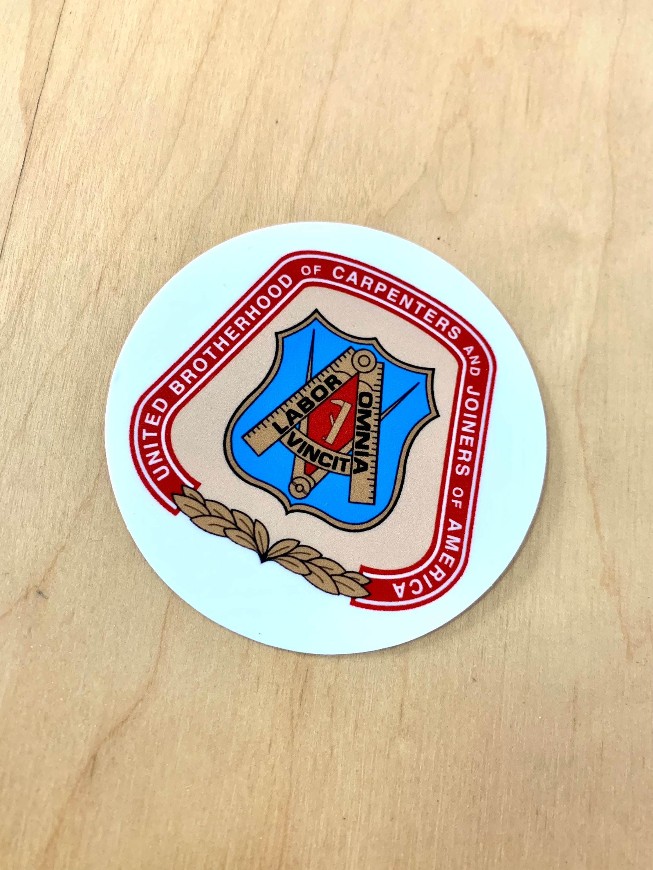 United Brotherhood Carpenters Sticker Holographic Vinyl Decal Labor ...
