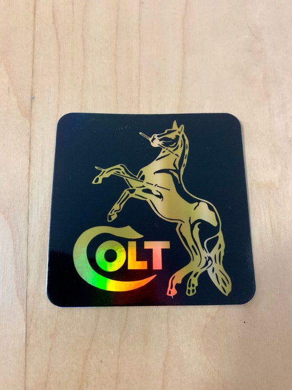 Colt Firearms Sticker Holographic Vinyl Decal Shiny 3 - Etsy