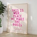 This is Our Place We Make the Rules, Taylor Swift Poster, Taylor Swift ...