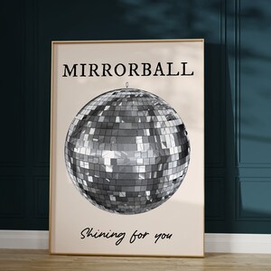 Mirrorball Poster, Taylor Swift Prints, Taylor Swift Poster, Printable ...