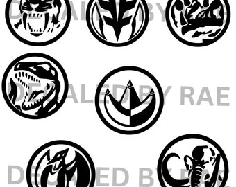 Power Ranger Symbols Clip Art