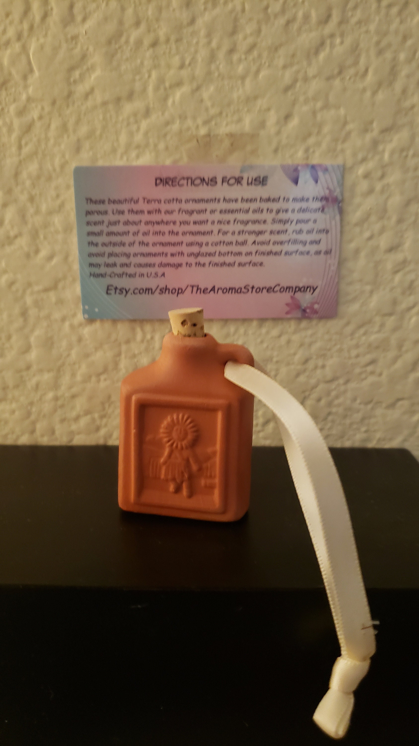 Terra Cotta Oil Diffuser Native American Kachina Vase set of - Etsy