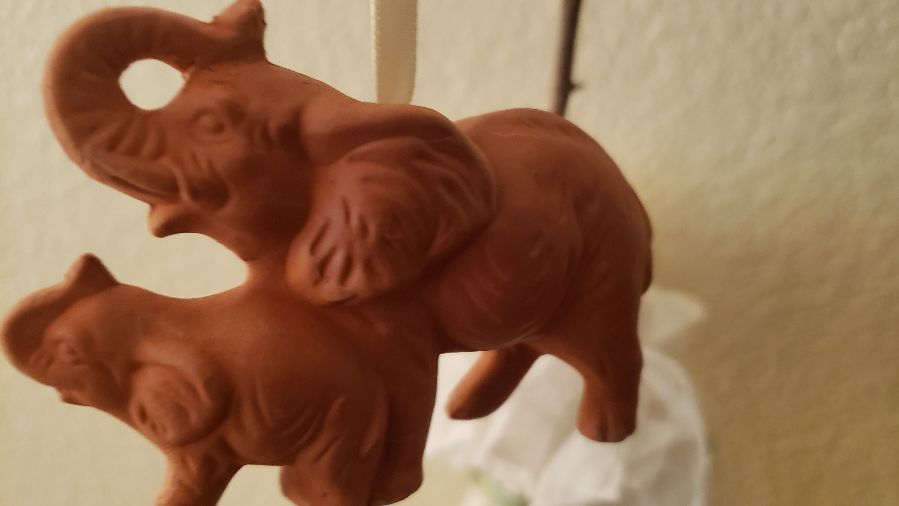Terra Cotta Oil Diffuser: CUTE ELEPHANTS - Etsy