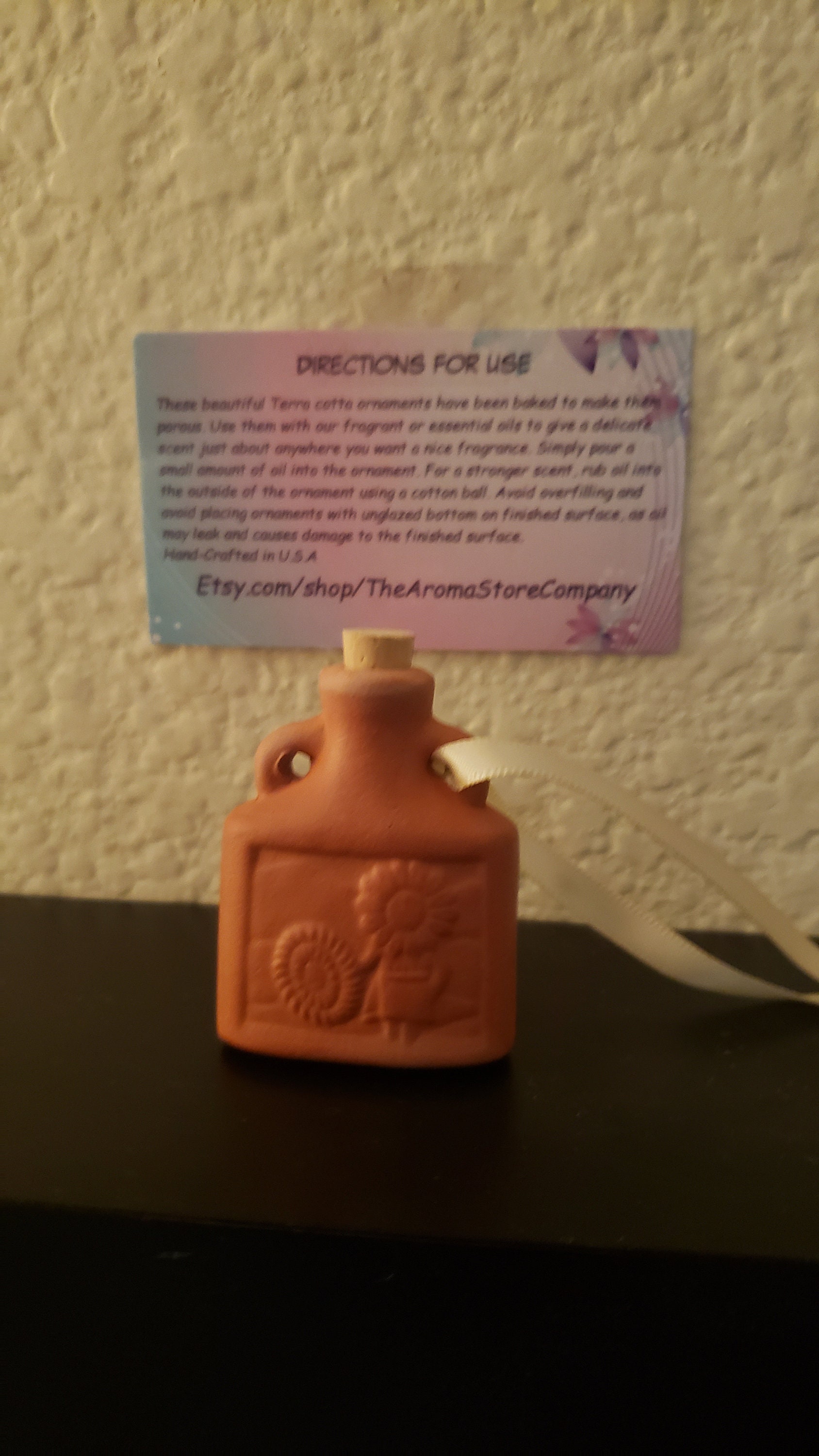 Terra Cotta Oil Diffuser Native American Kachina Vase set of - Etsy