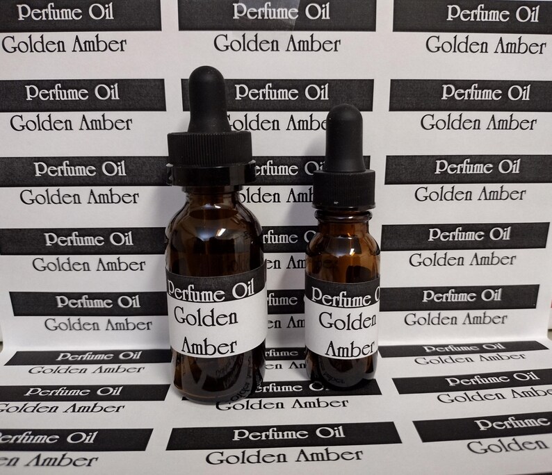 Golden Amber-perfume Oil - Etsy