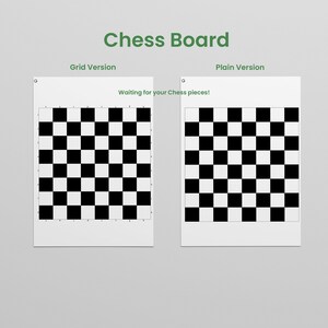 Chess Board Templates for Remarkable 1 and Remarkable 2 - Etsy