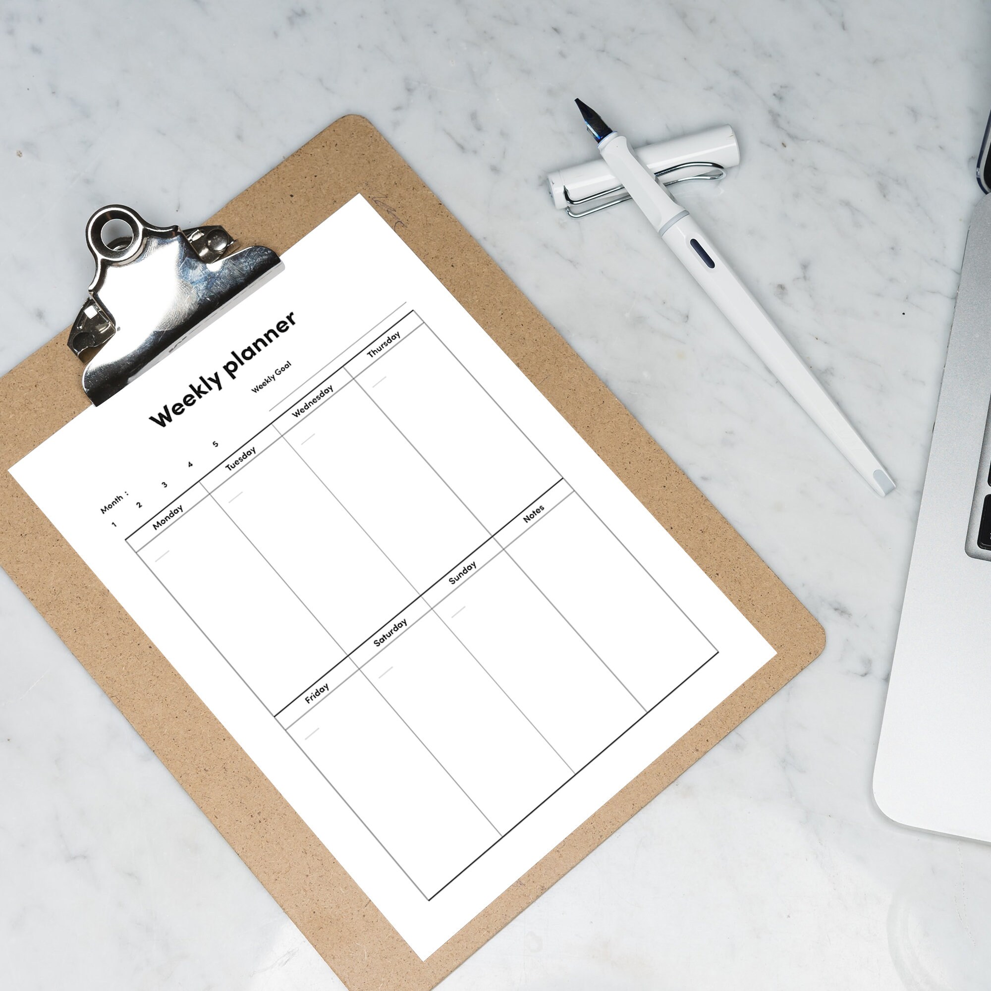 Printable Weekly Planner, Simple Planner, Weekly Schedule, Planner ...