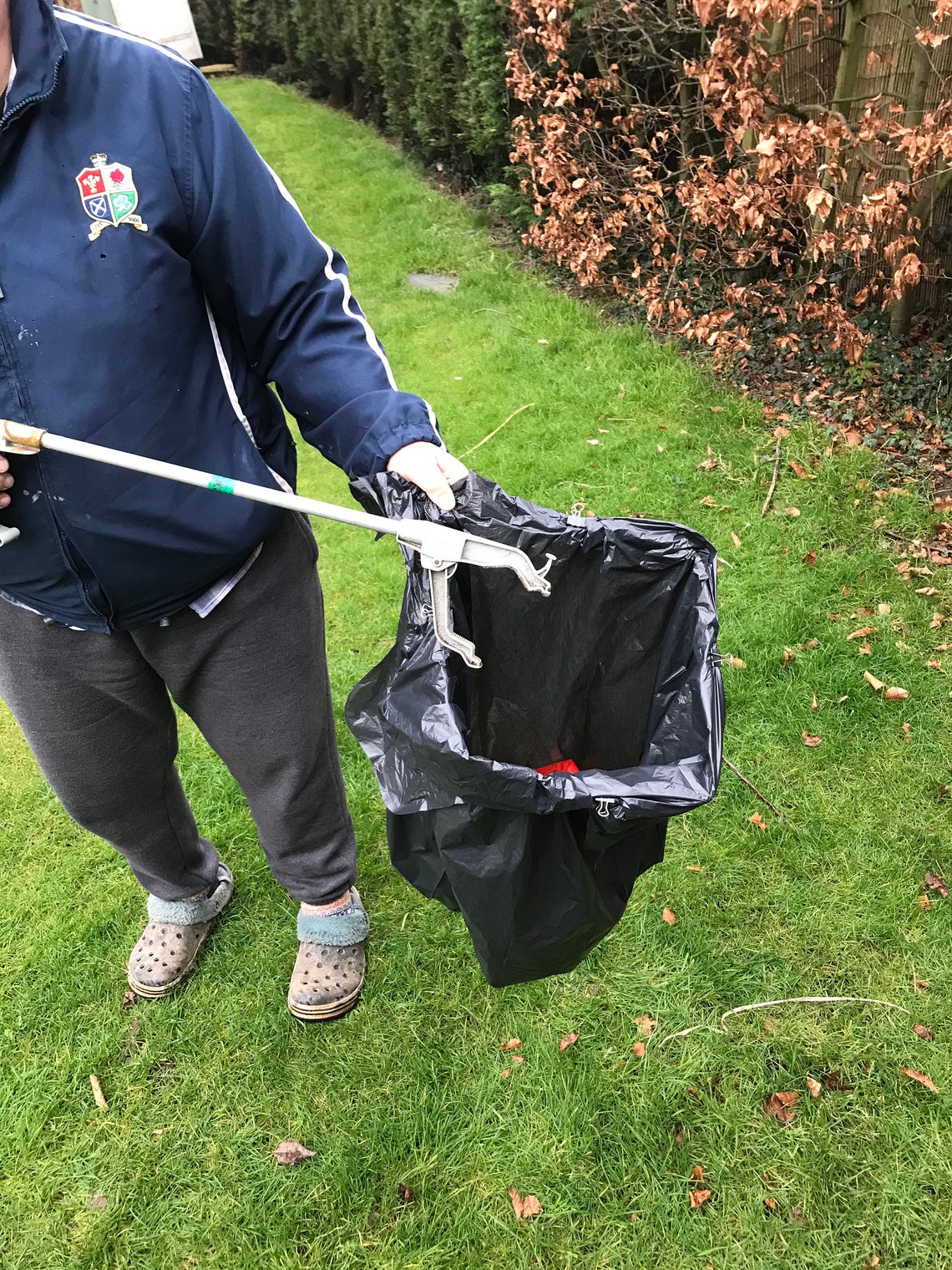 2 Metal Litter Bag Hoops 8 Clips and 2 Heavy Duty Rubbish - Etsy Polska