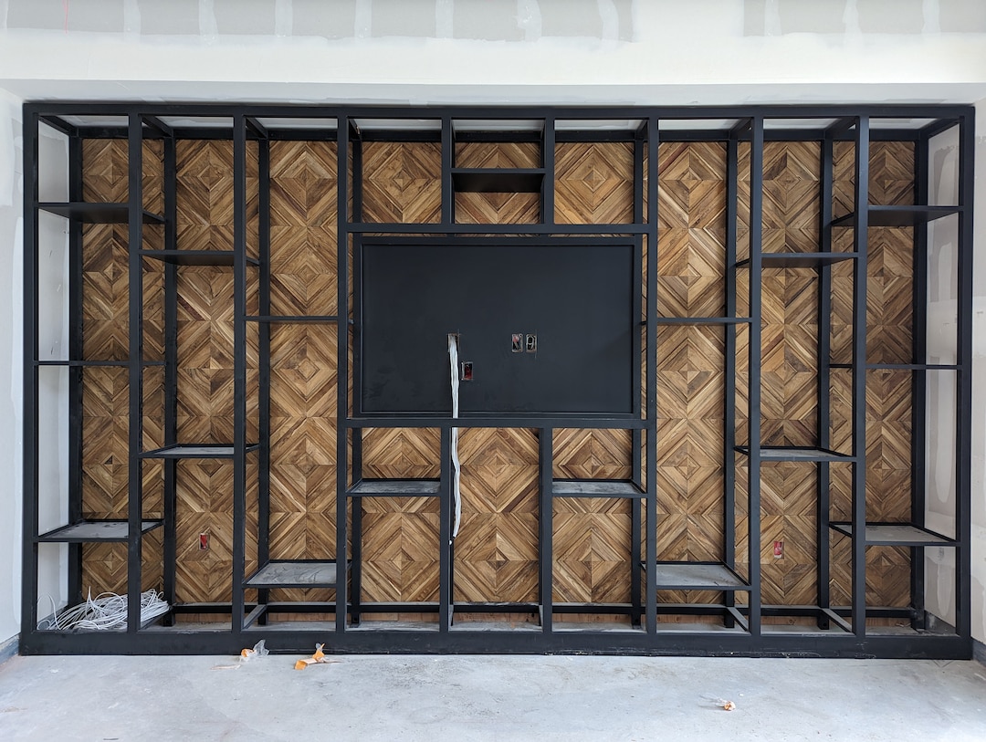 Teak Wood Paneling - Wall Paneling - Click & Stick - Accent Wall - Wall ...