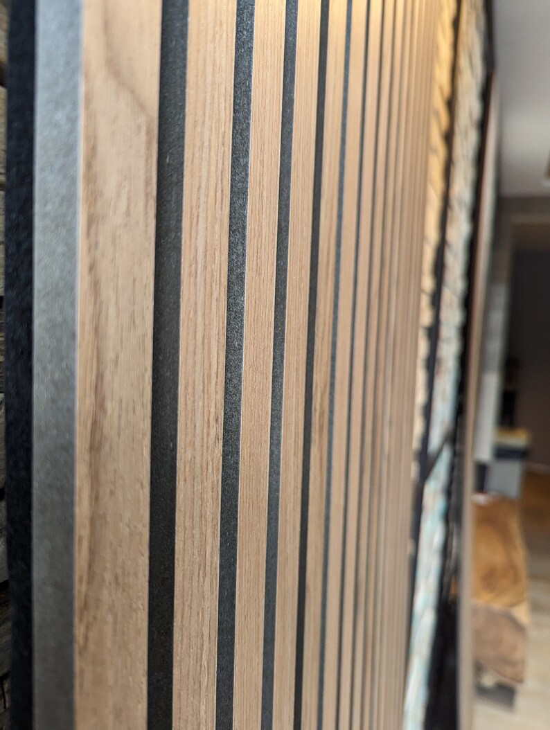 10' Acoustic 3D Slat Wall | Click & Stick | Accent Walls | Acoustical ...