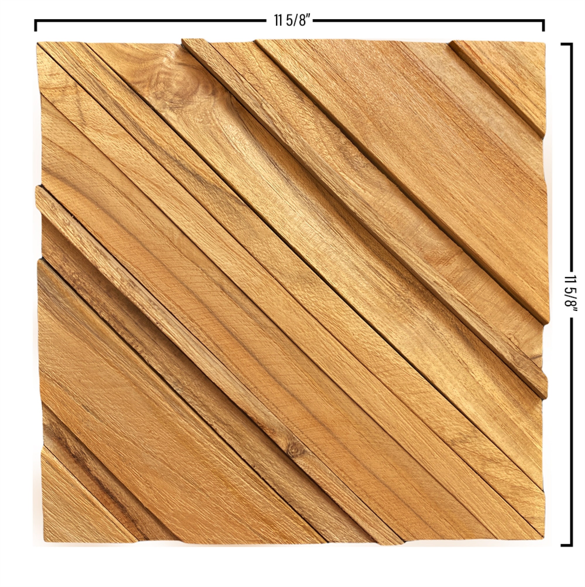 Teak Wood Paneling Wall Paneling Click & Stick Accent Wall Wall Accents ...