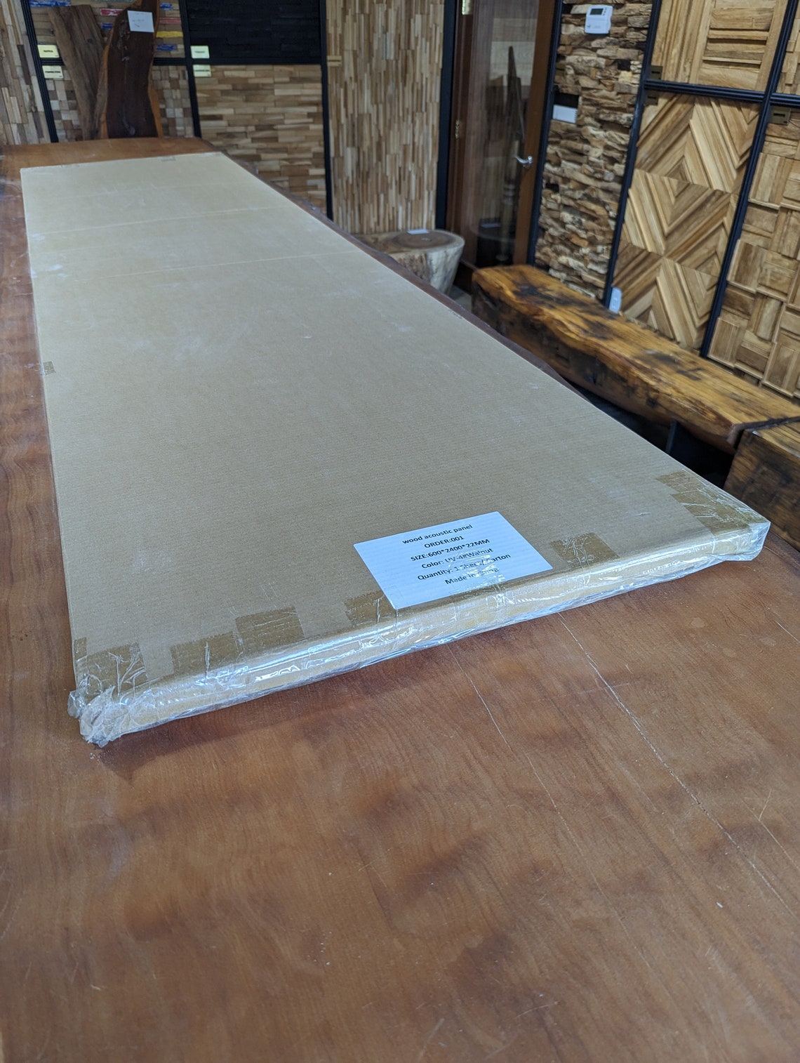 10' Acoustic 3D Slat Wall | Click & Stick | Accent Walls | Acoustical ...