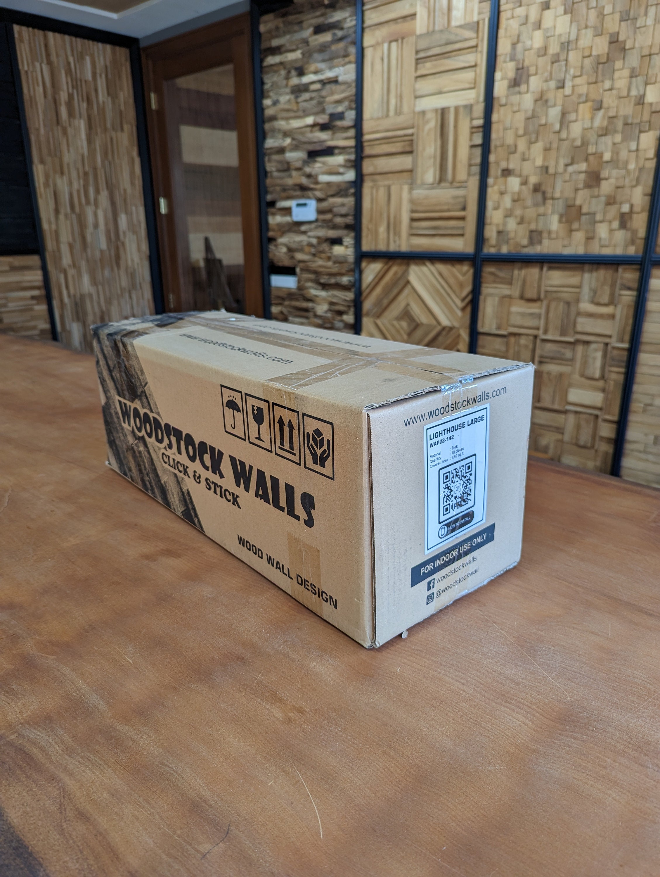 Teak Wood Wall Panel - Lighthouse Large - 9.59 Sq Ft/box - Etsy