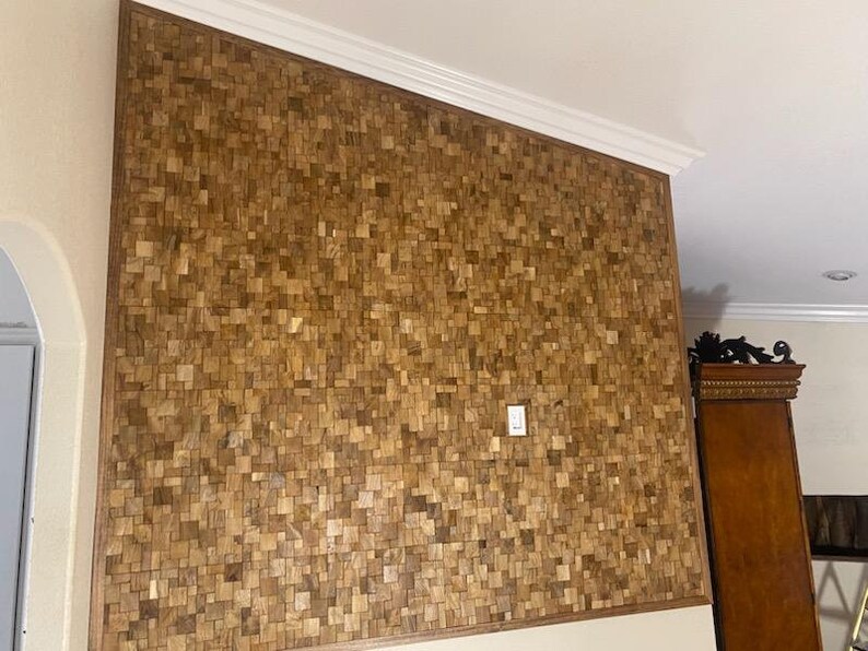 Teak Wood Wall Panel - 3D Tik Tak Teak - 10.76 Sq Ft/box - Etsy