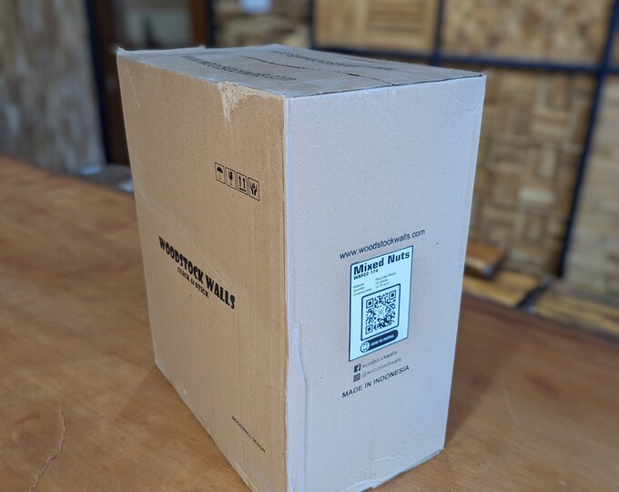 Accent Wall - Handmade Teak Wood Wall Panel - Woodstock Walls - 'mixed ...