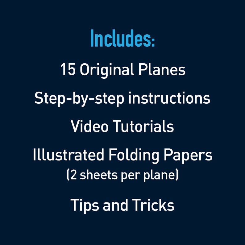 Foldable Flight's Incredible Paper Airplanes — step-by-step ...