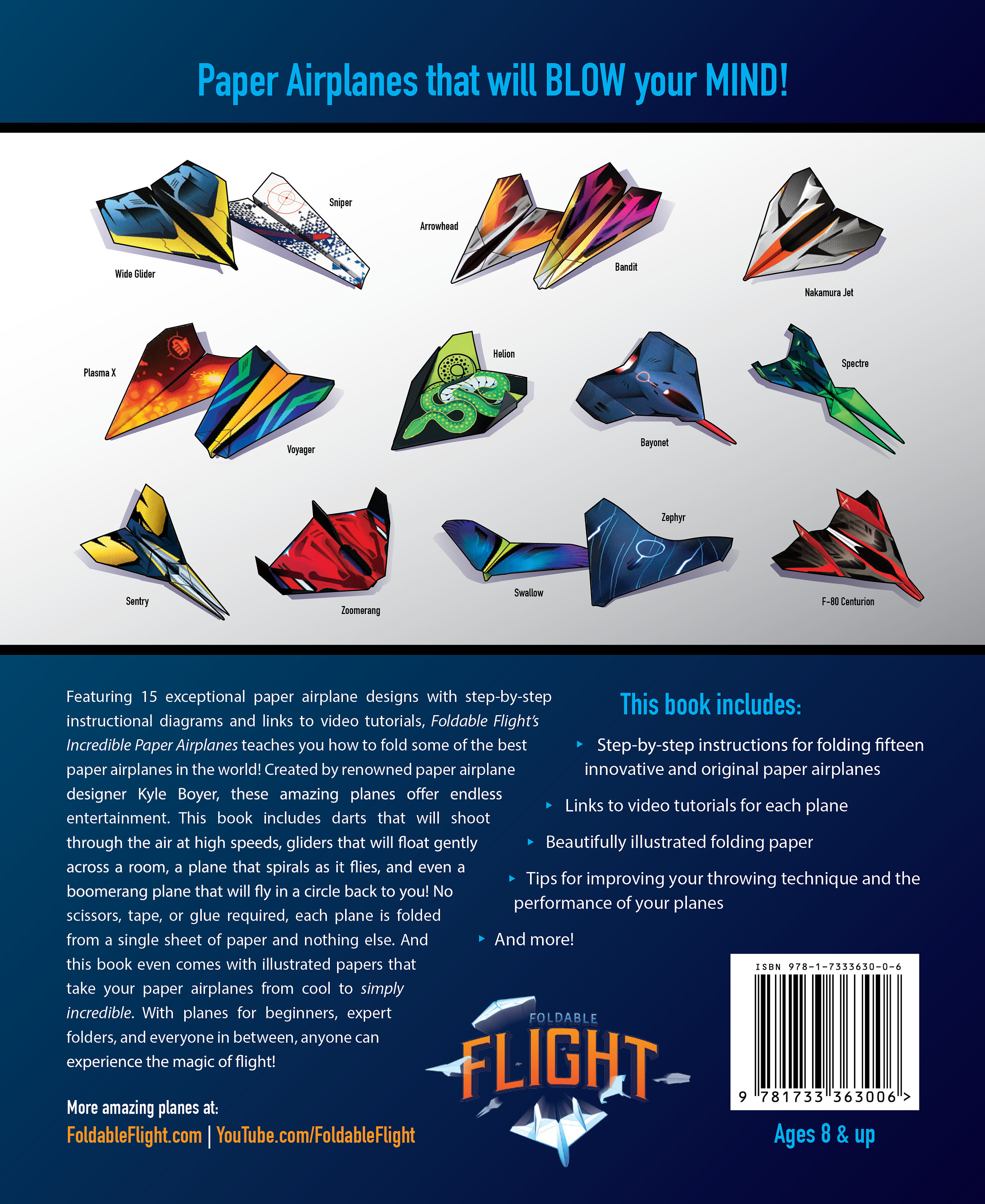 Foldable Flight's Incredible Paper Airplanes — step-by-step ...