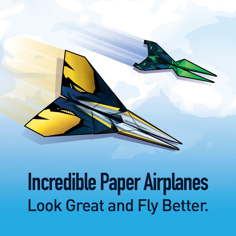 Foldable Flight's Incredible Paper Airplanes — step-by-step ...