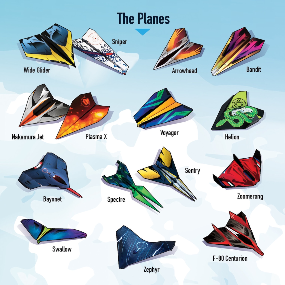 Foldable Flight's Incredible Paper Airplanes — step-by-step ...