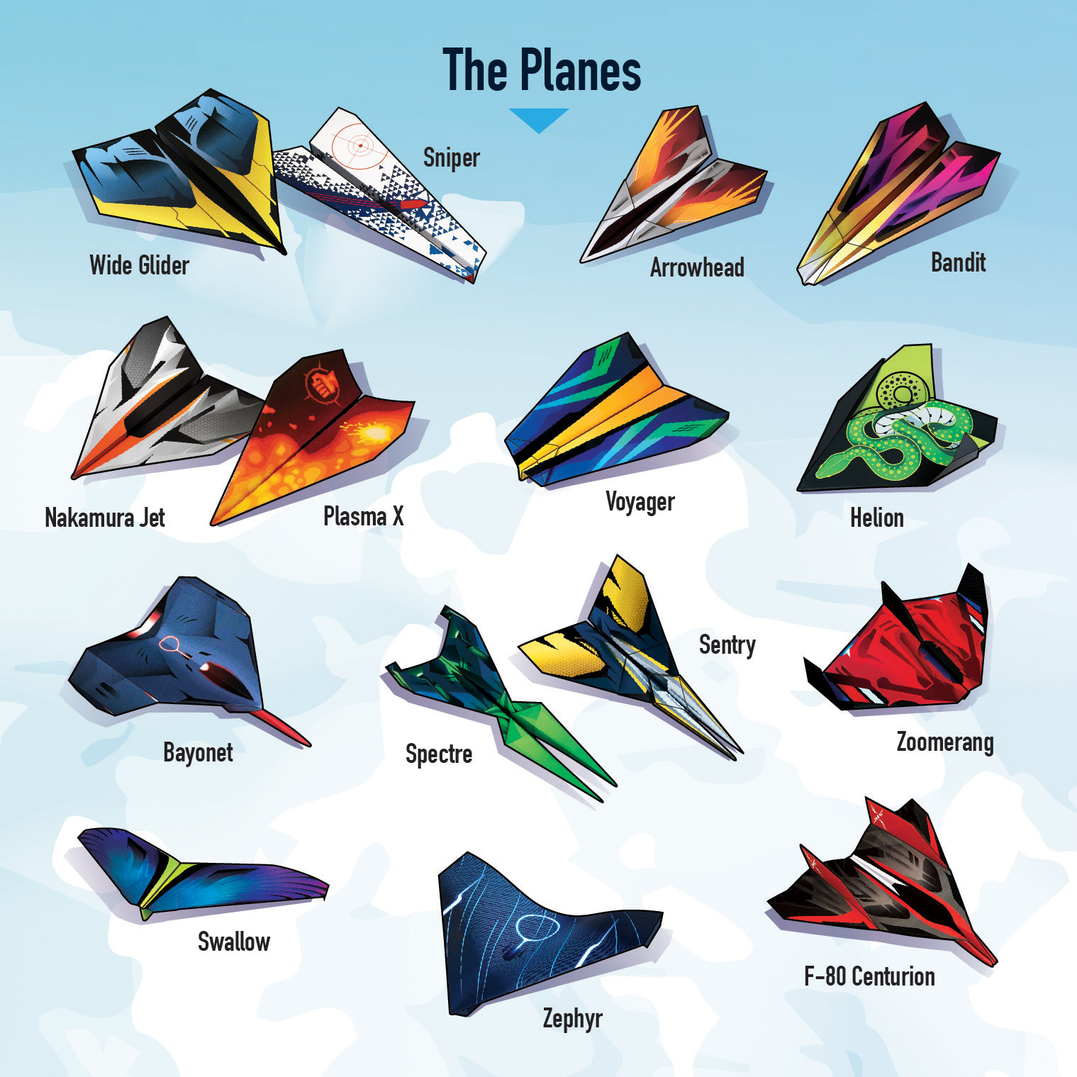 Foldable Flight's Incredible Paper Airplanes — step-by-step ...