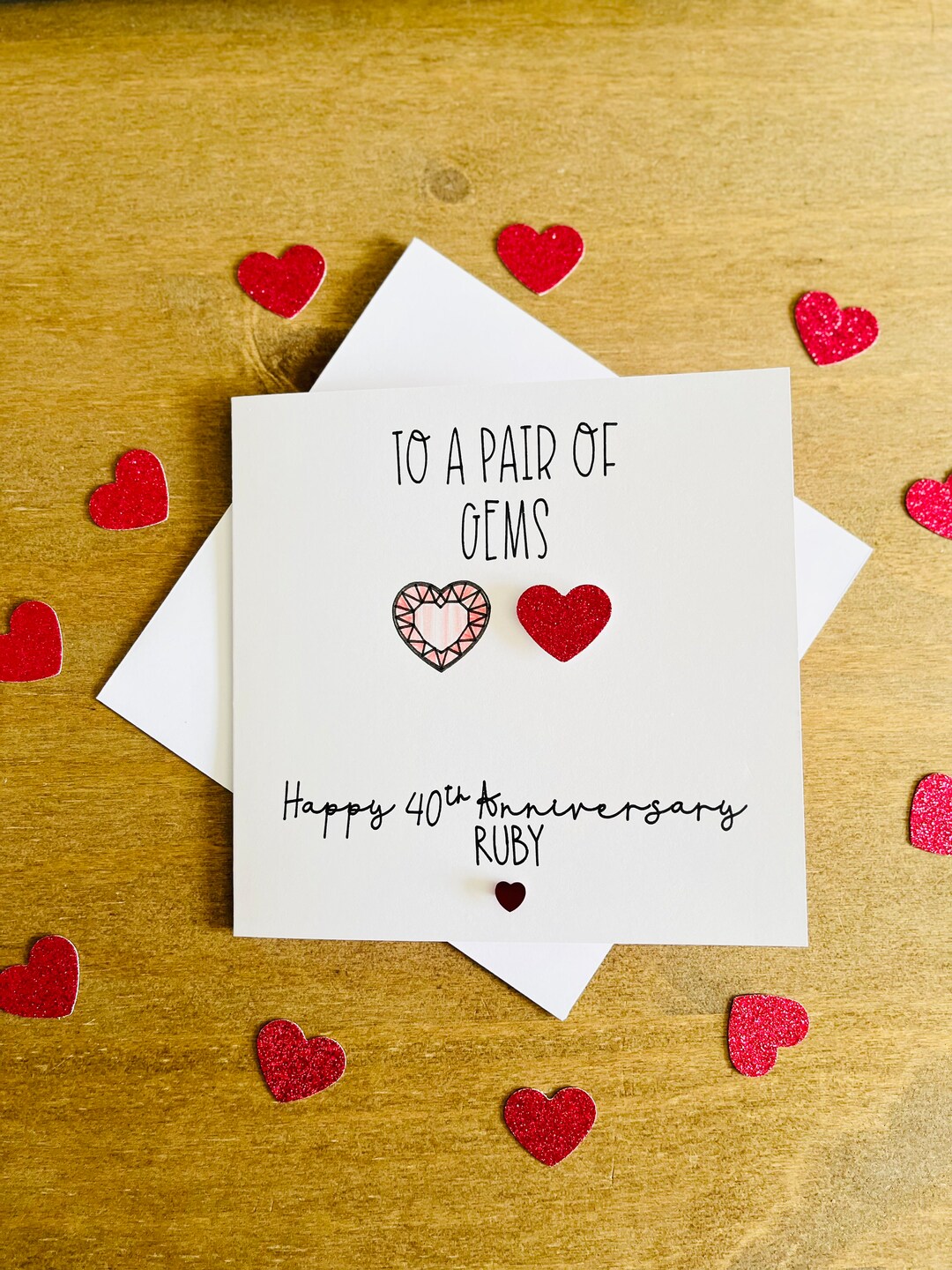 Ruby 40th Wedding Anniversary - Etsy