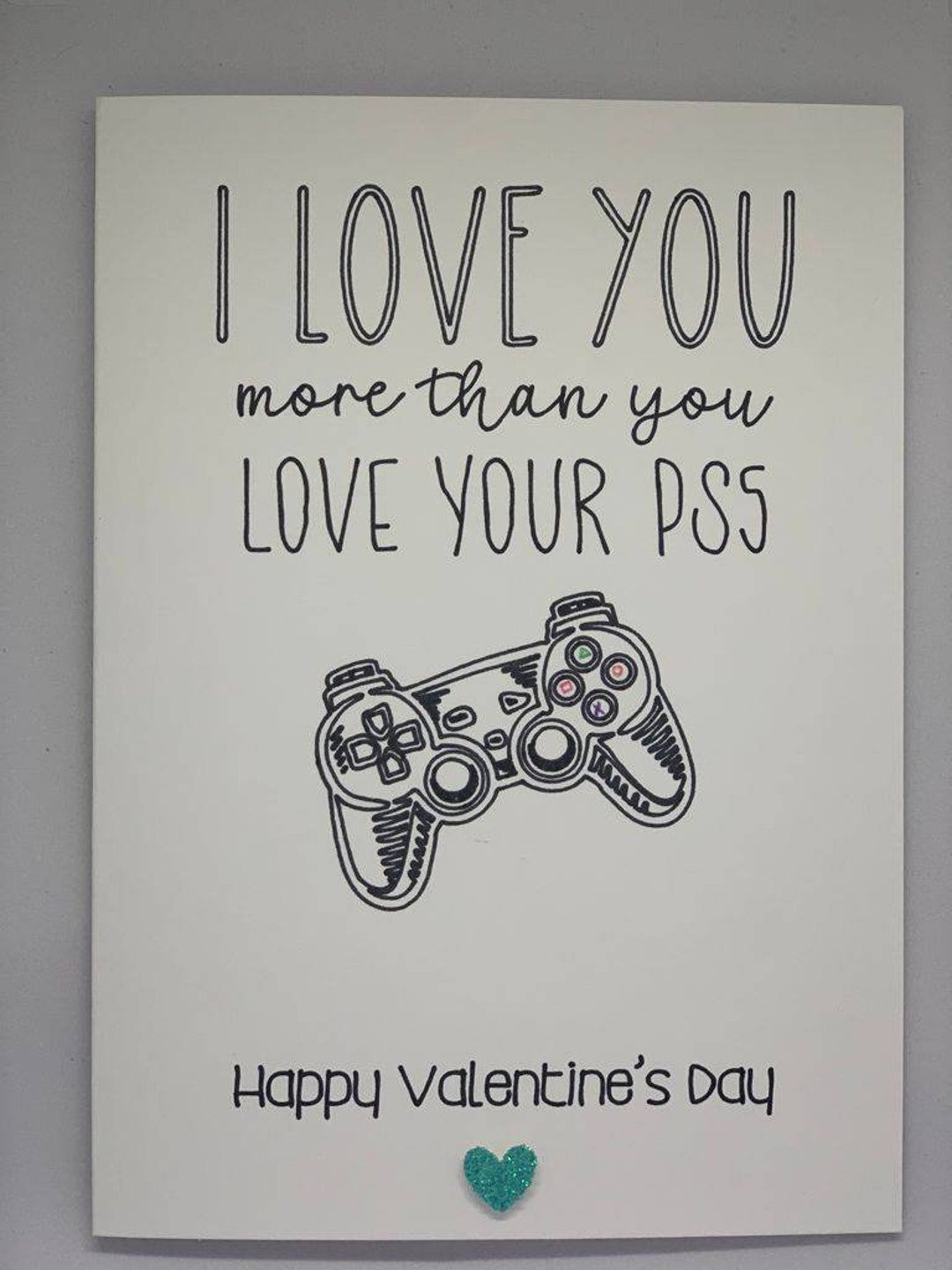 I Love You More Than You Love Your PS5 Valentines Day Card - Etsy